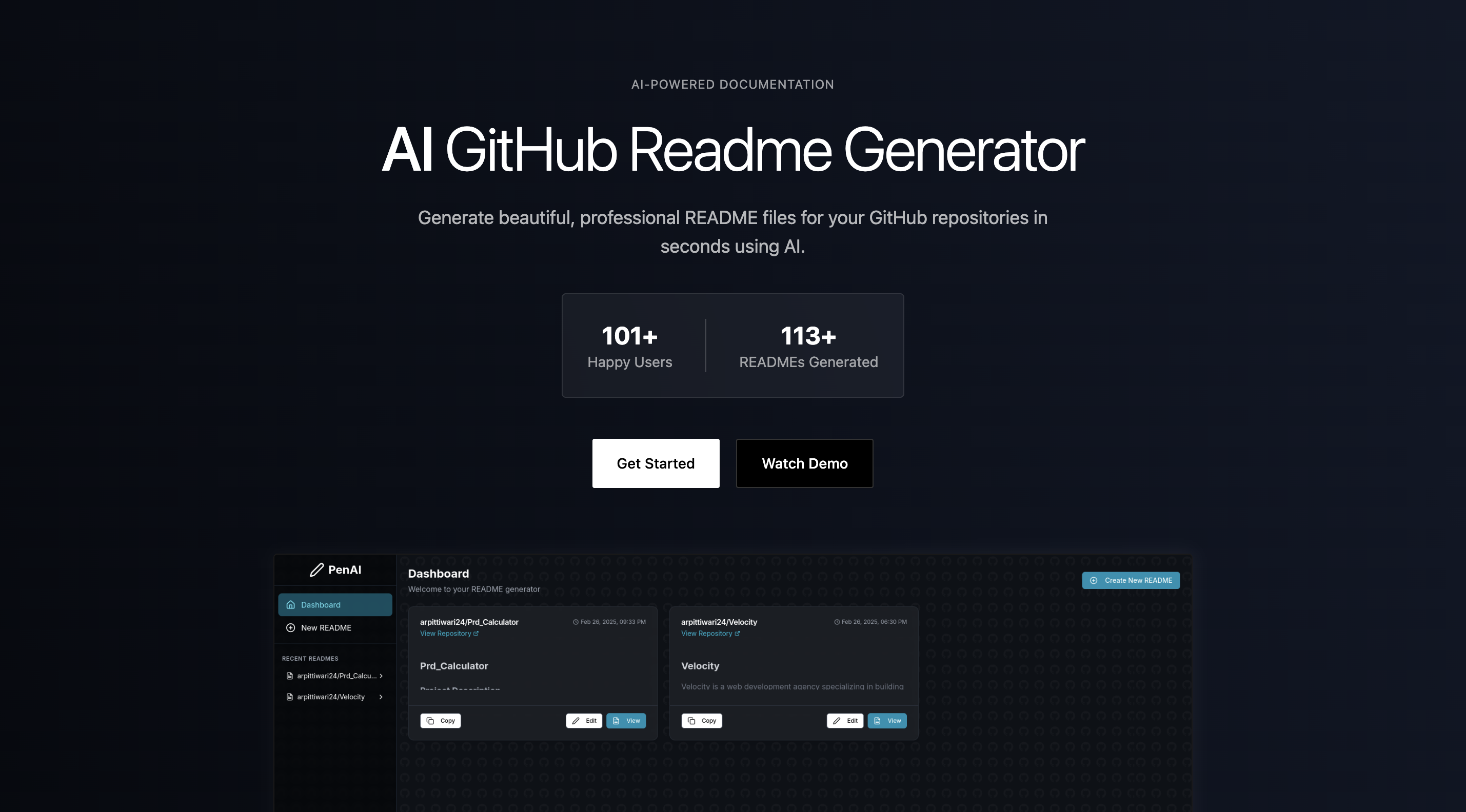 Free AI GitHub README Generator - Make Your Repo Stand Out